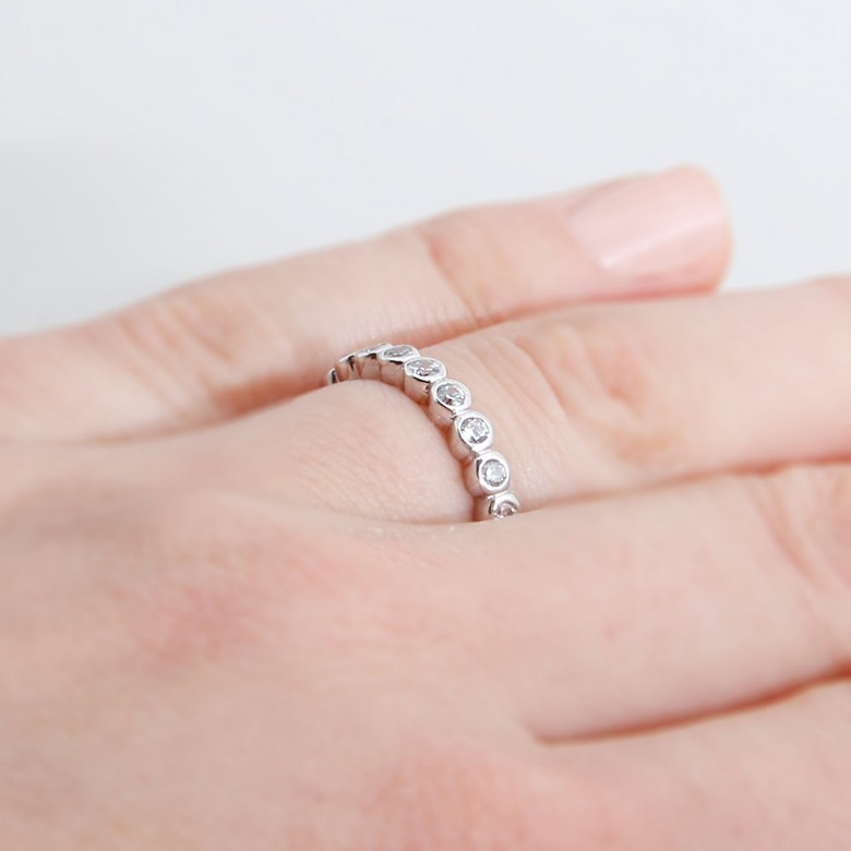 Sterling Silver CZ Stackable Ring Set SSTR00513