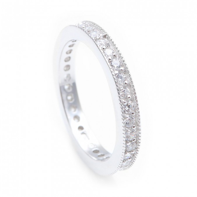 Sterling Silver CZ Stackable Ring Set SSTR00513